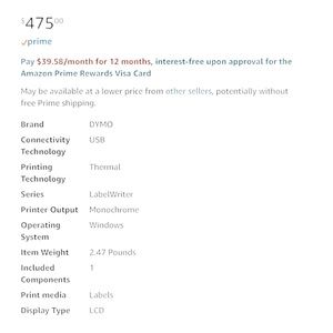 Dymo | Other | Dymo Labelwriter 45 Twin Turbo Address And Postage Label ...